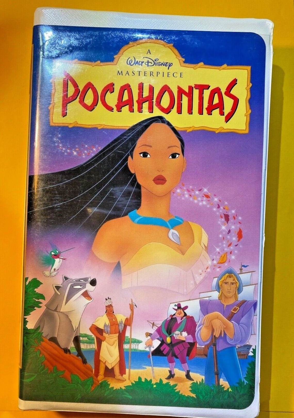 VHS Tape 1996 Pocahontas Disney Masterpiece púrpura etiqueta - Etsy España