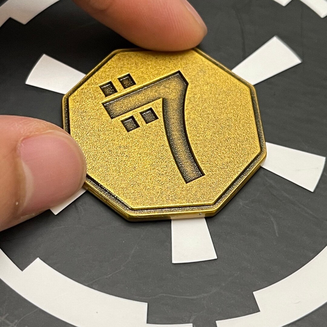 Starwars Coin Sabaac Chip Galactic Credit Metal Solo Mandalorian ...