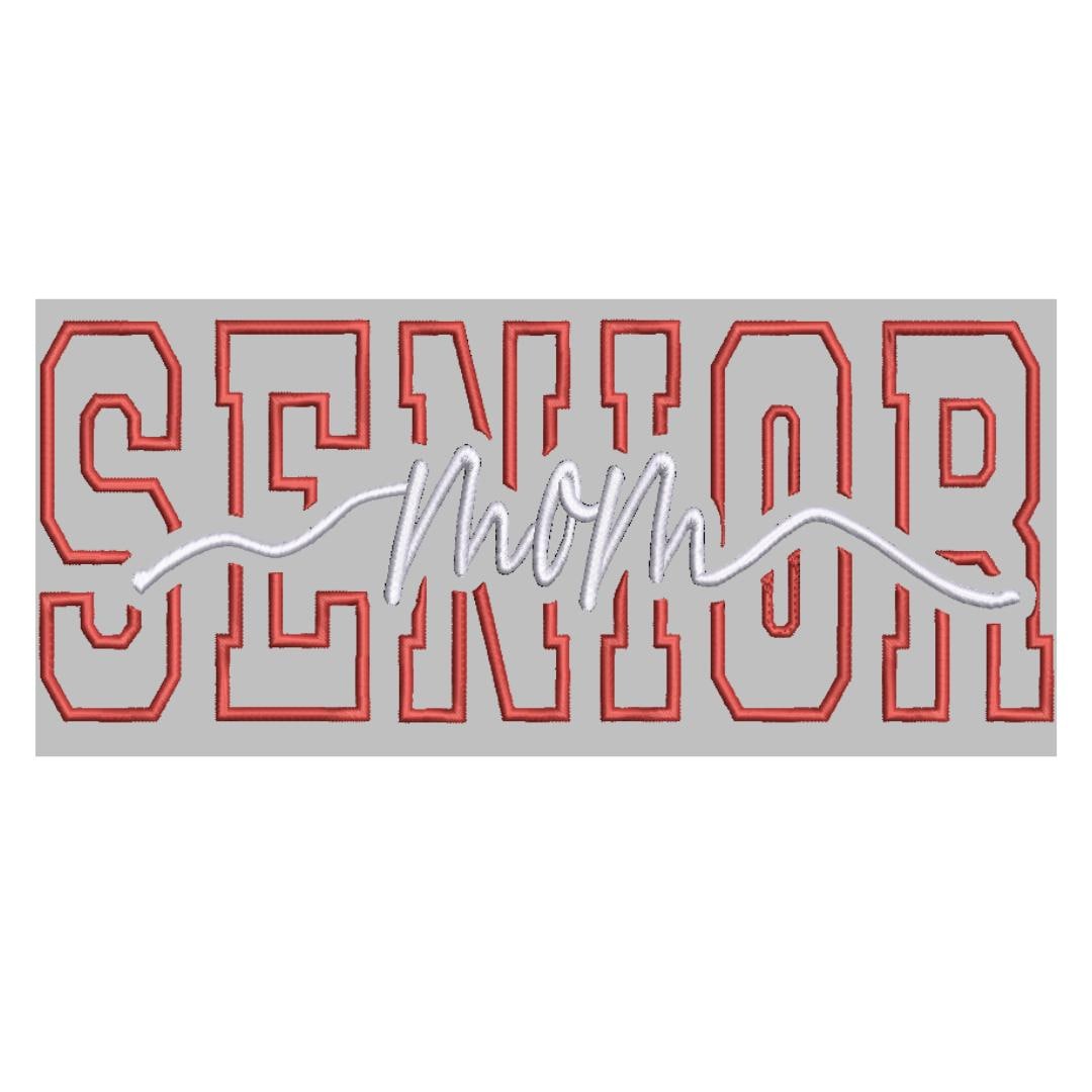 Senior Mom Embroidery Design, Digital File Instant Download - Etsy