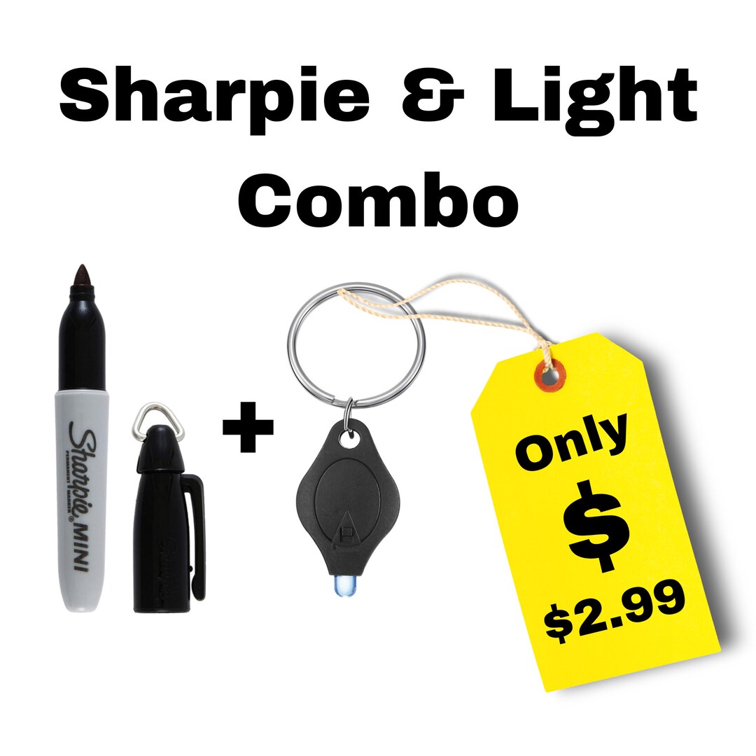 Sharpie & Light Combo - Etsy