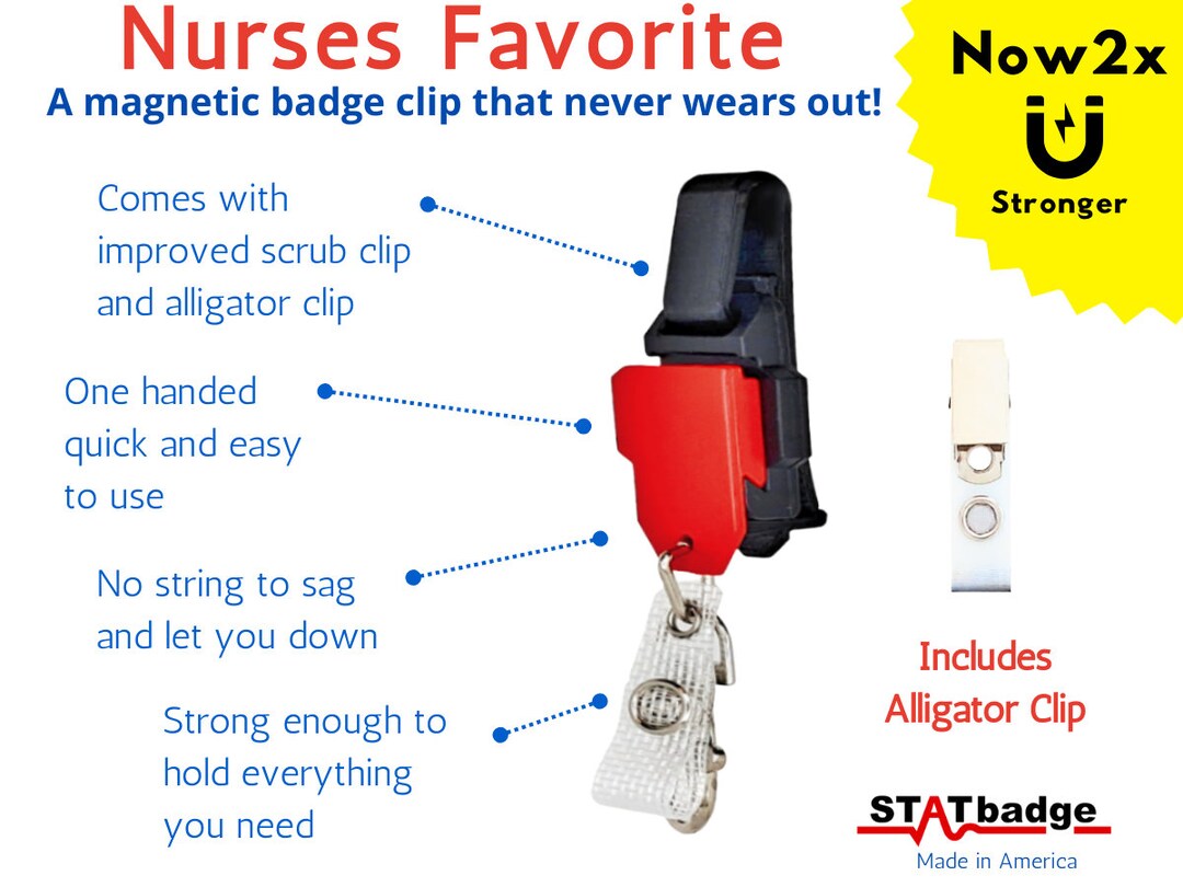 The Only Magnetic Badge Clip Designed to Keep You Safe and Never Wear ...