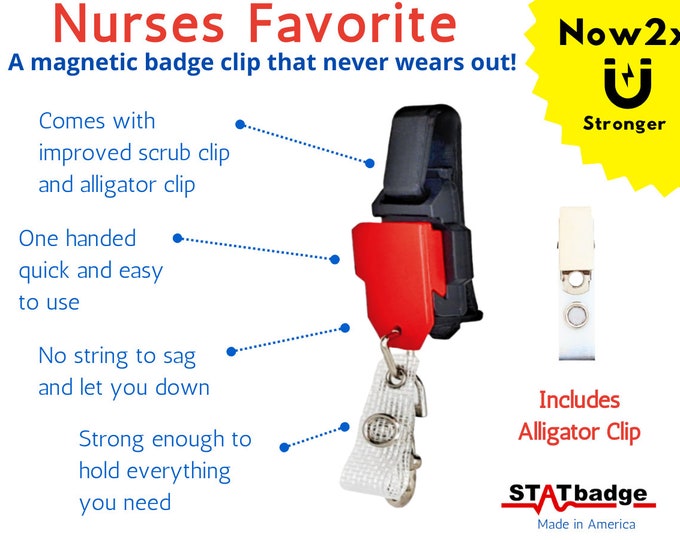 The Only Magnetic Badge Clip Designed to Keep You Safe and Never Wear ...