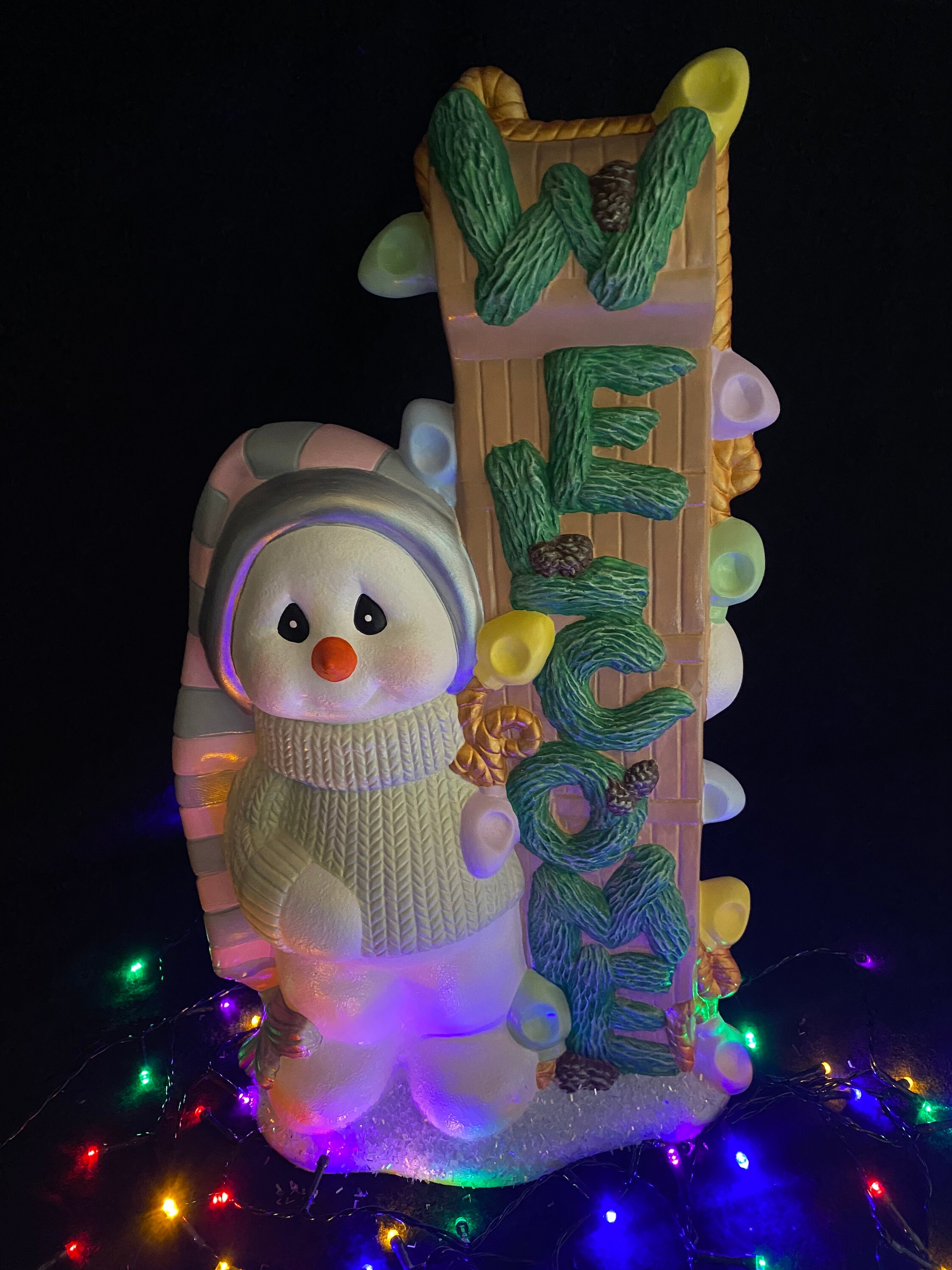 Welcome Snowman - Etsy
