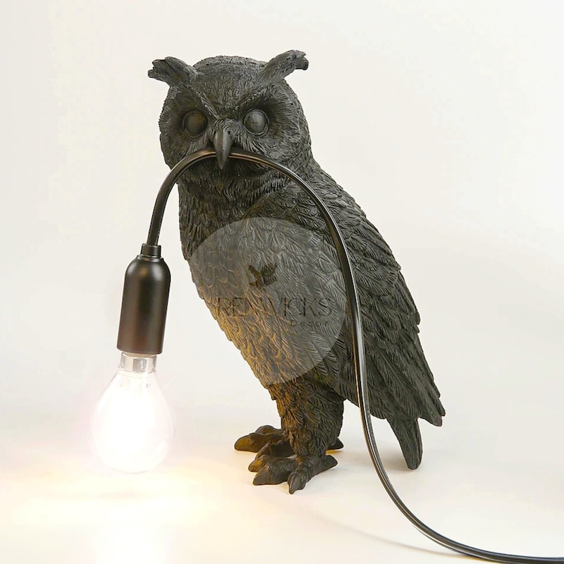 Owl Lamp - Etsy