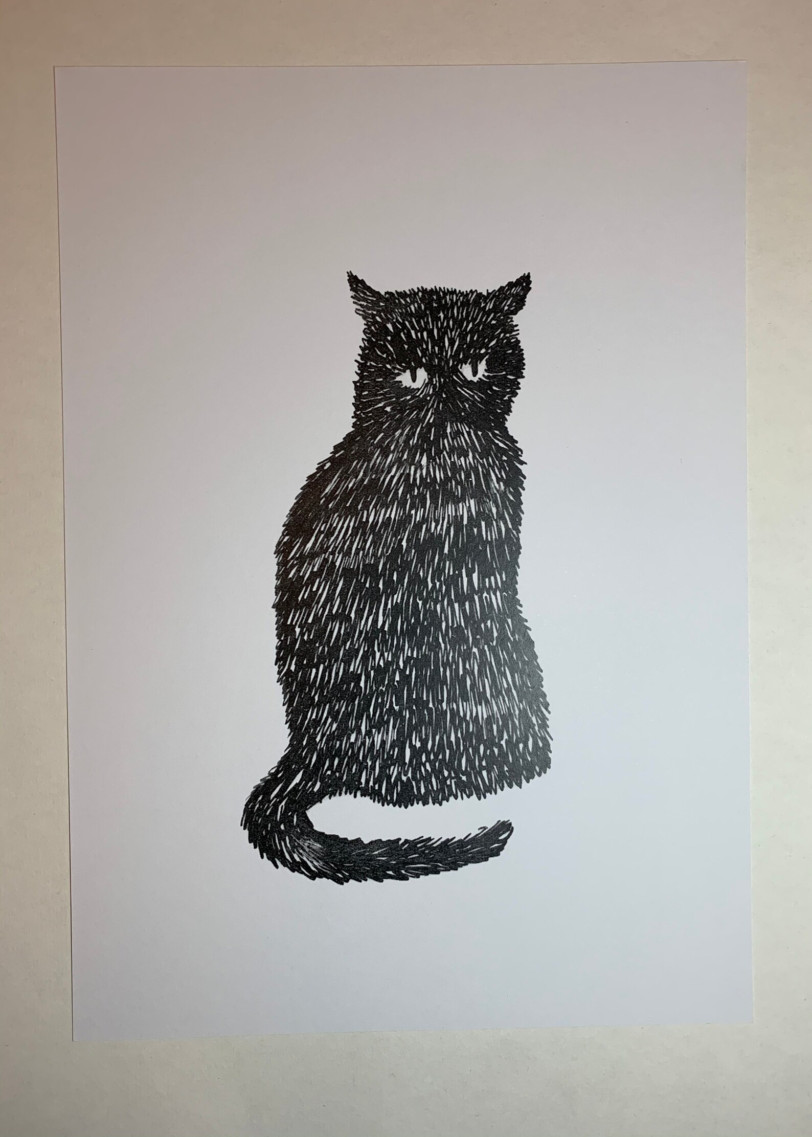Illustrated A4 Print - Cat Series, Various Designs - Etsy