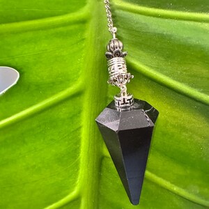 Raven Moon Pendulum Black Tourmaline Divination Dowsing Healing Magic ...