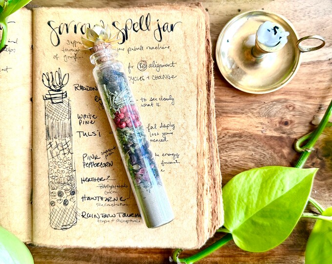 Grief Spell Jar | Mourning Spell | Spell Bottle | Spell Vial | Witchy ...