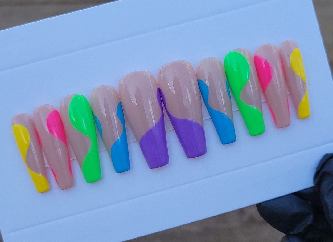 Summer Nails Spring Nails Press on Nails Cute Nails - Etsy