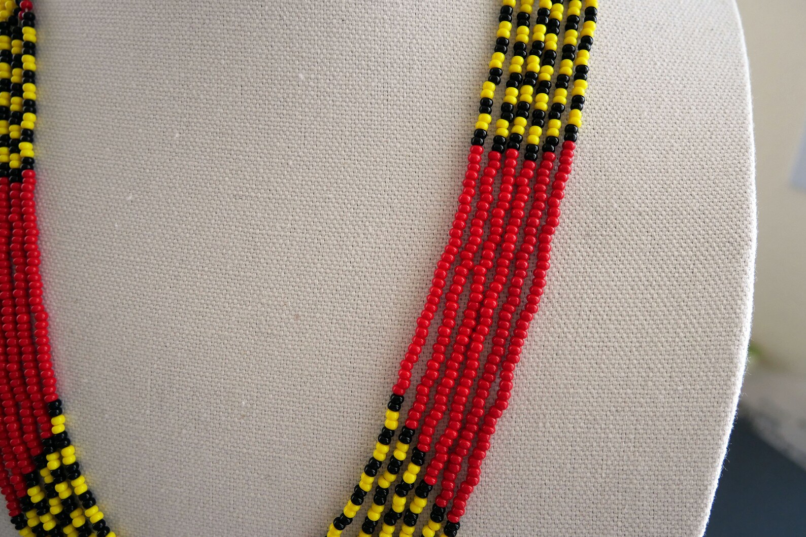 T'boli Inspired Hand Beaded Necklace Ethnic Filipino Tribal Jewelry ...