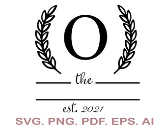 Monogram Letter O | Etsy