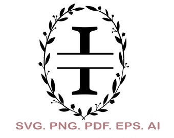 Wedding Letter I Svg - Etsy