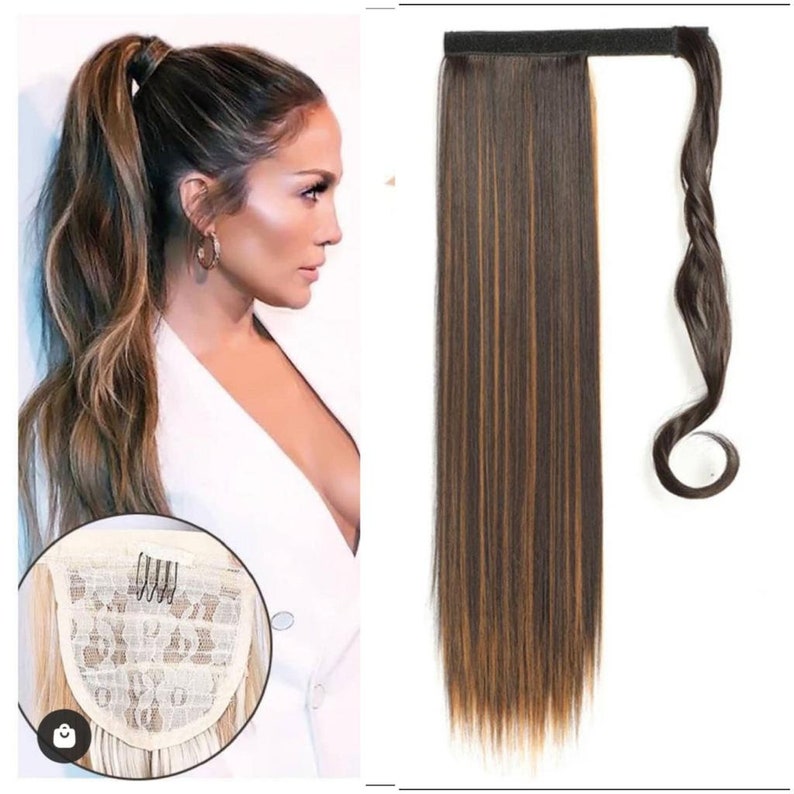 Ponytail Extensions Straight Ponytails Extensions High Temperature ...