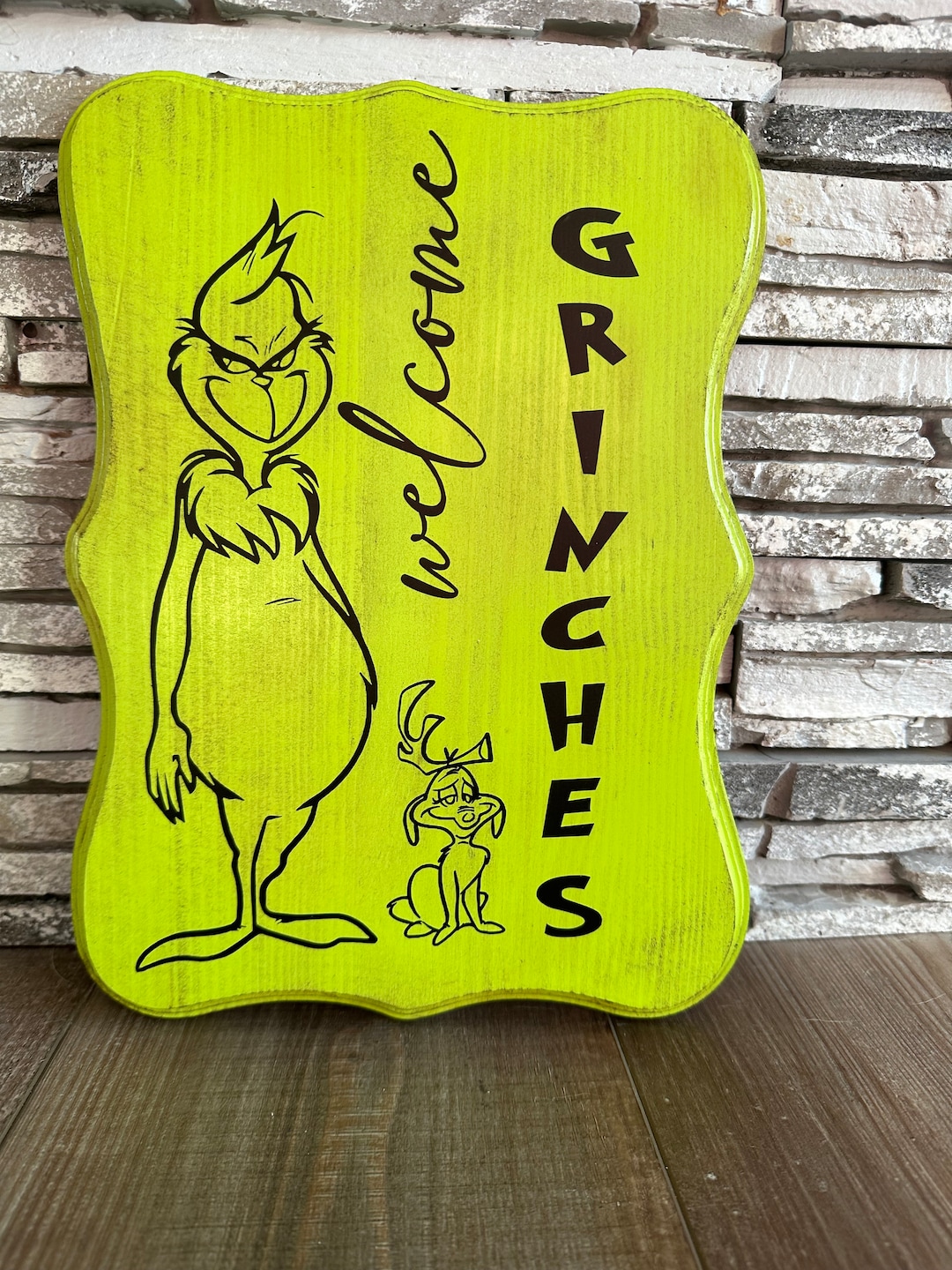 Grinch Sign/the Grinch/grinch Welcome Sign/grinch - Etsy