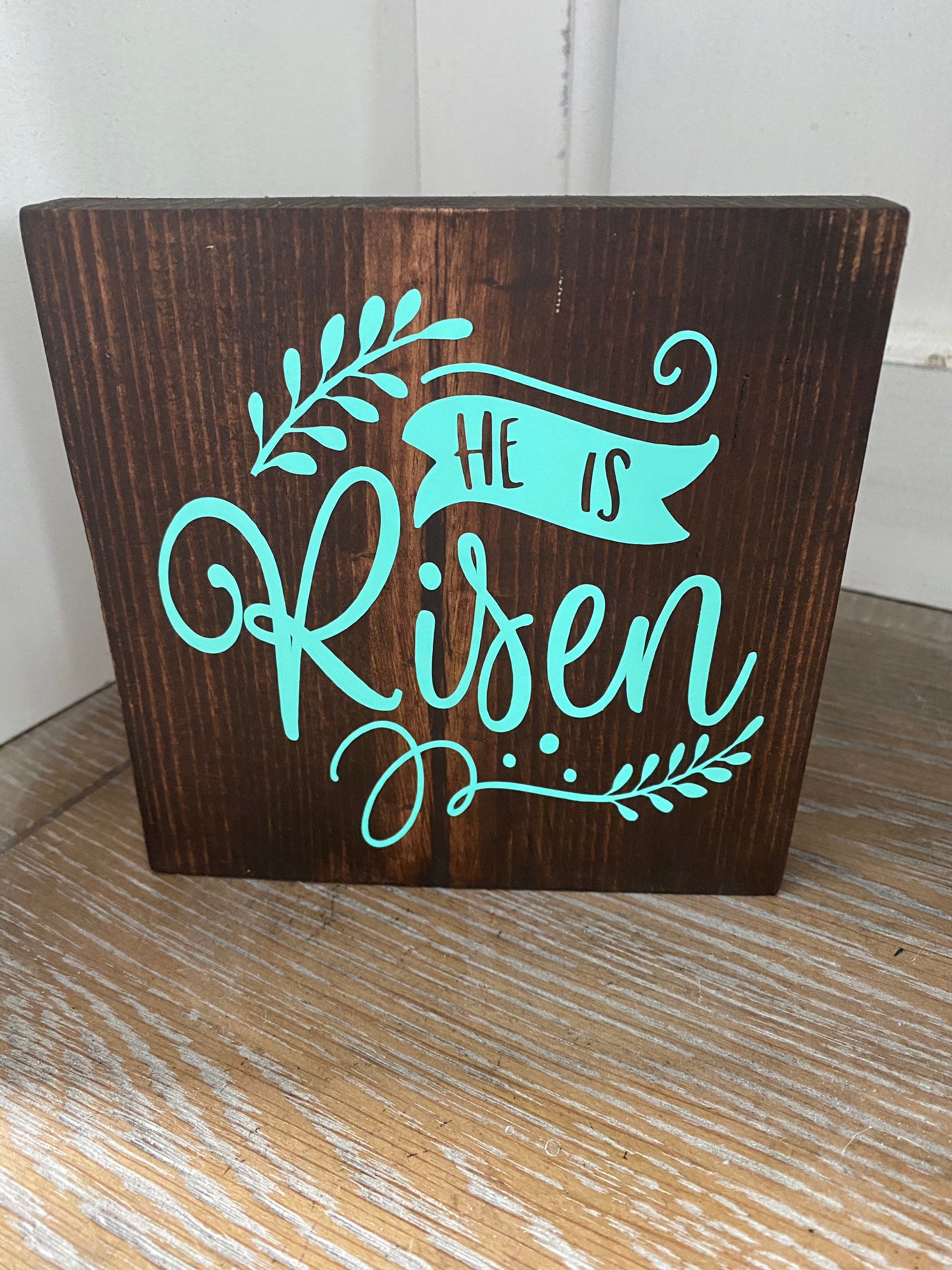 He is Risen/ Easter Decor/ Easter Sign/ Religious Sign/ Holiday/jesus ...