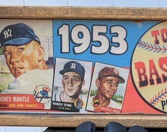 Topps Baseball Card Sign - Etsy