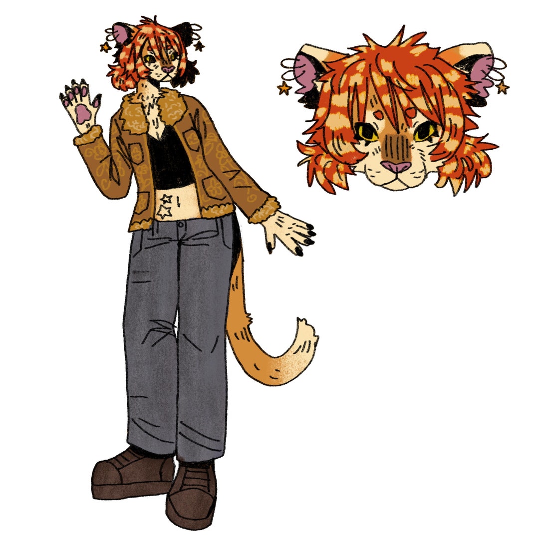 Puma Adoptable Oc - Etsy