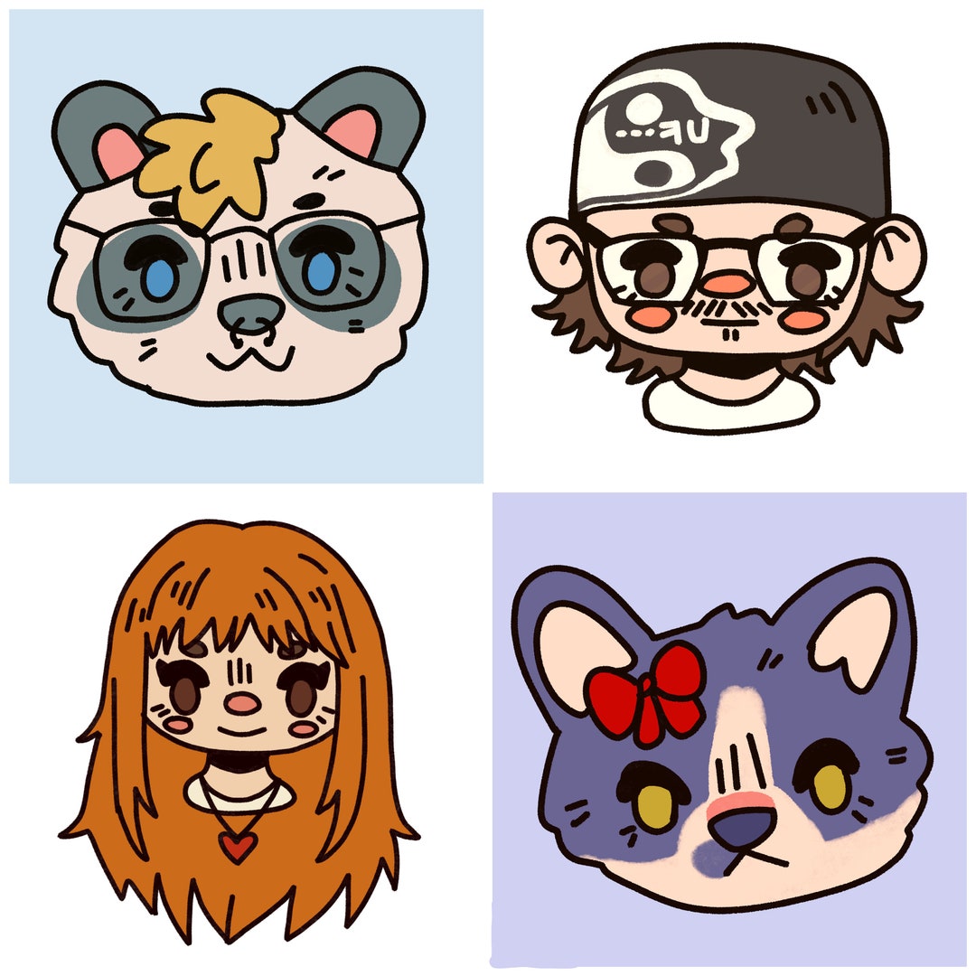 Furry/human/animal Icon Chibi Commission - Etsy