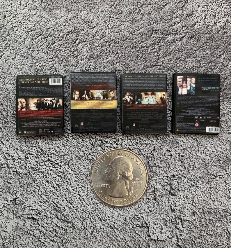 1:12 Scale DVD Movie Case Miniature For Action Figure. | Etsy