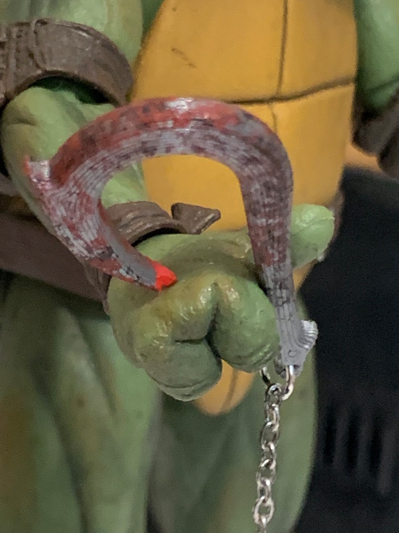 Fish Hook Torture Chain Weapon Miniature 1:12 Scale for Action - Etsy