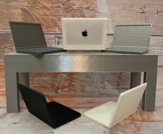 1:12 Scale Laptop Computer Miniature for Action Figure With | Etsy