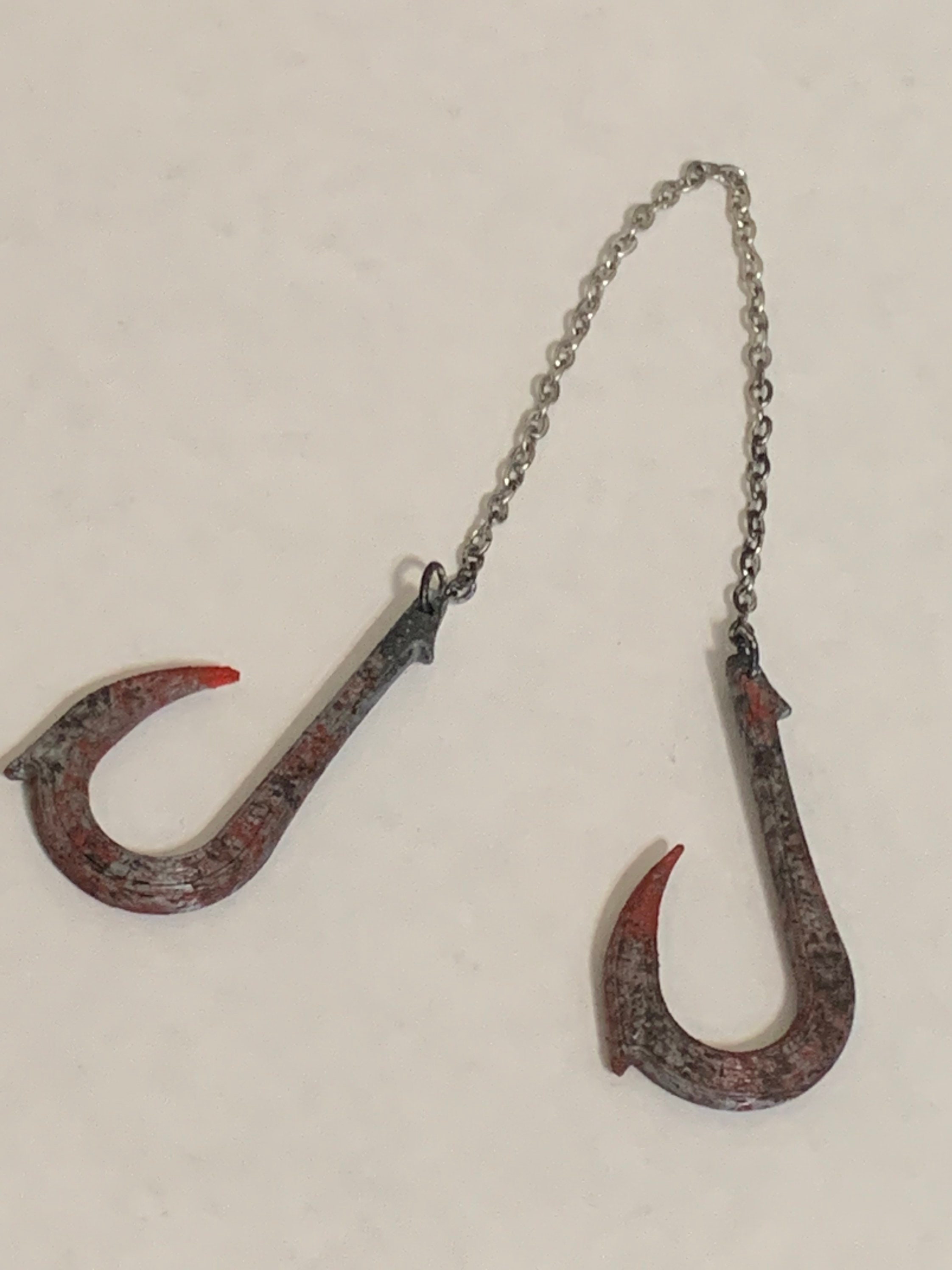 Fish Hook Torture Chain Weapon Miniature 1:12 Scale for Action - Etsy