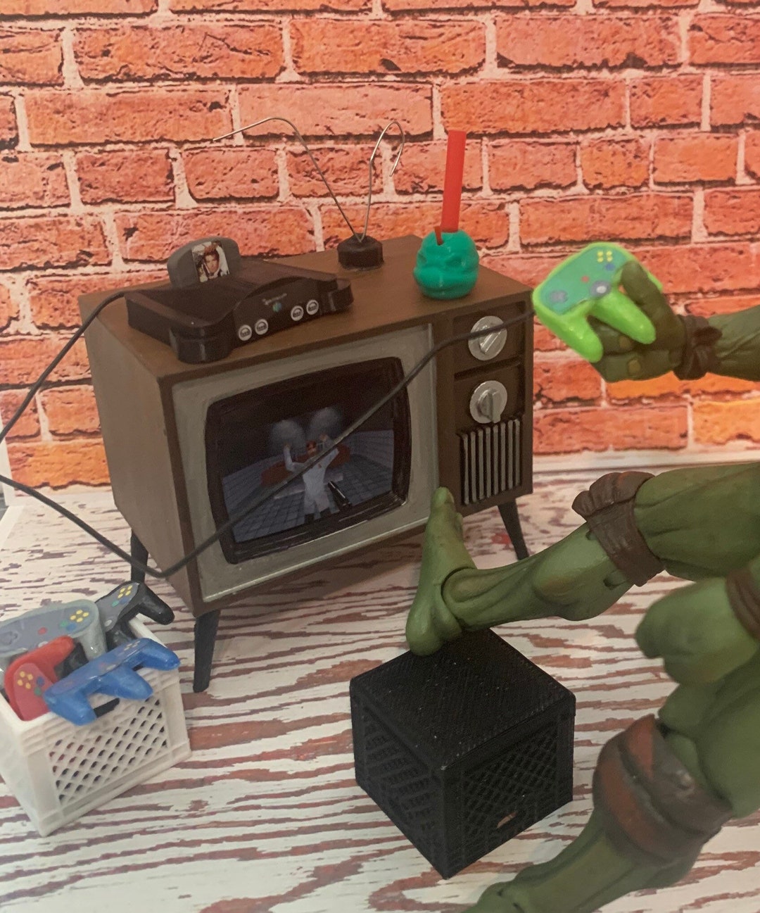 Nintendo 64 - N64, Controller and Game Miniature Prop 1:12 Scale for ...