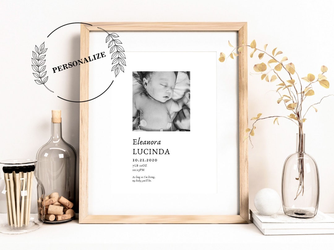 Personalized Baby Memorial Print, Baby Loss Keepsake, Infant Loss ...