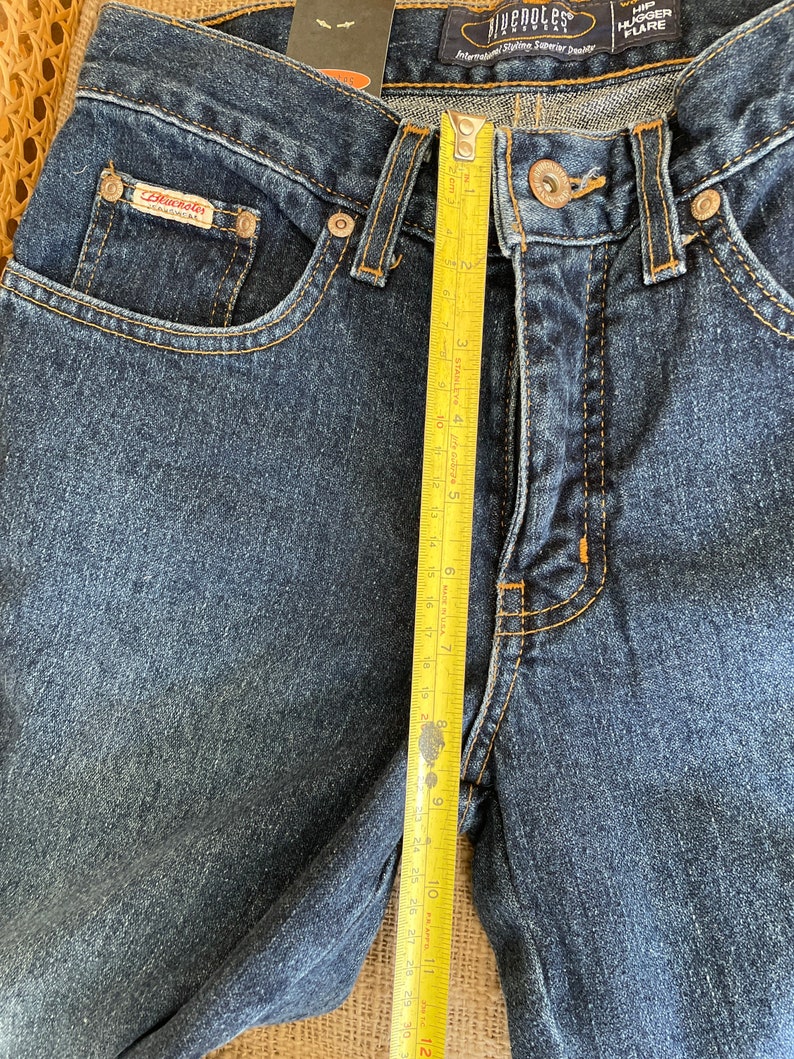 Bluenotes Hip Hugger Flair Jeans, talla 27 Made in Canada - Etsy México