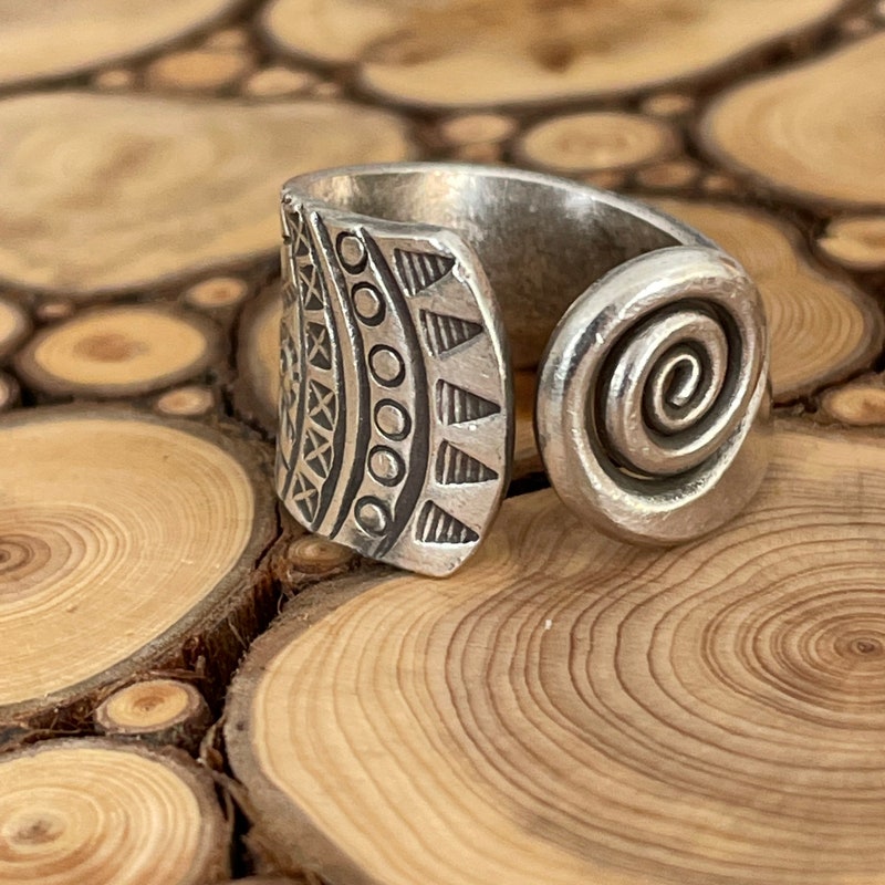 Aztec Ring - Etsy