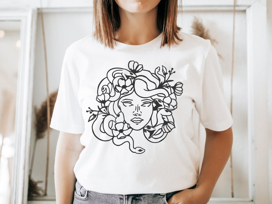 Medusa Cut File- SVG- Clip Art - Etsy