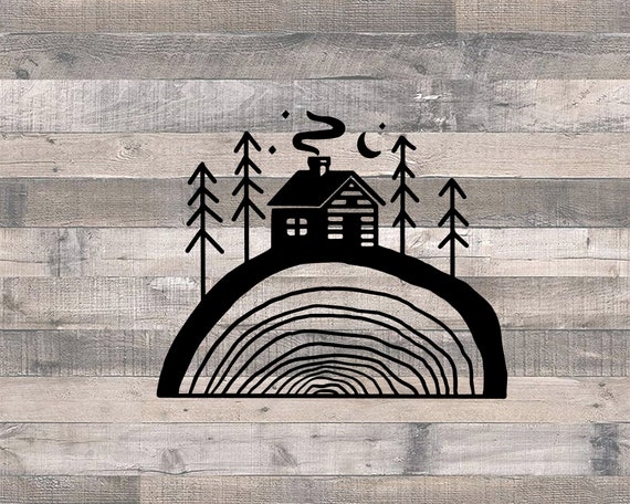 Cabin Cut File SVG | Etsy