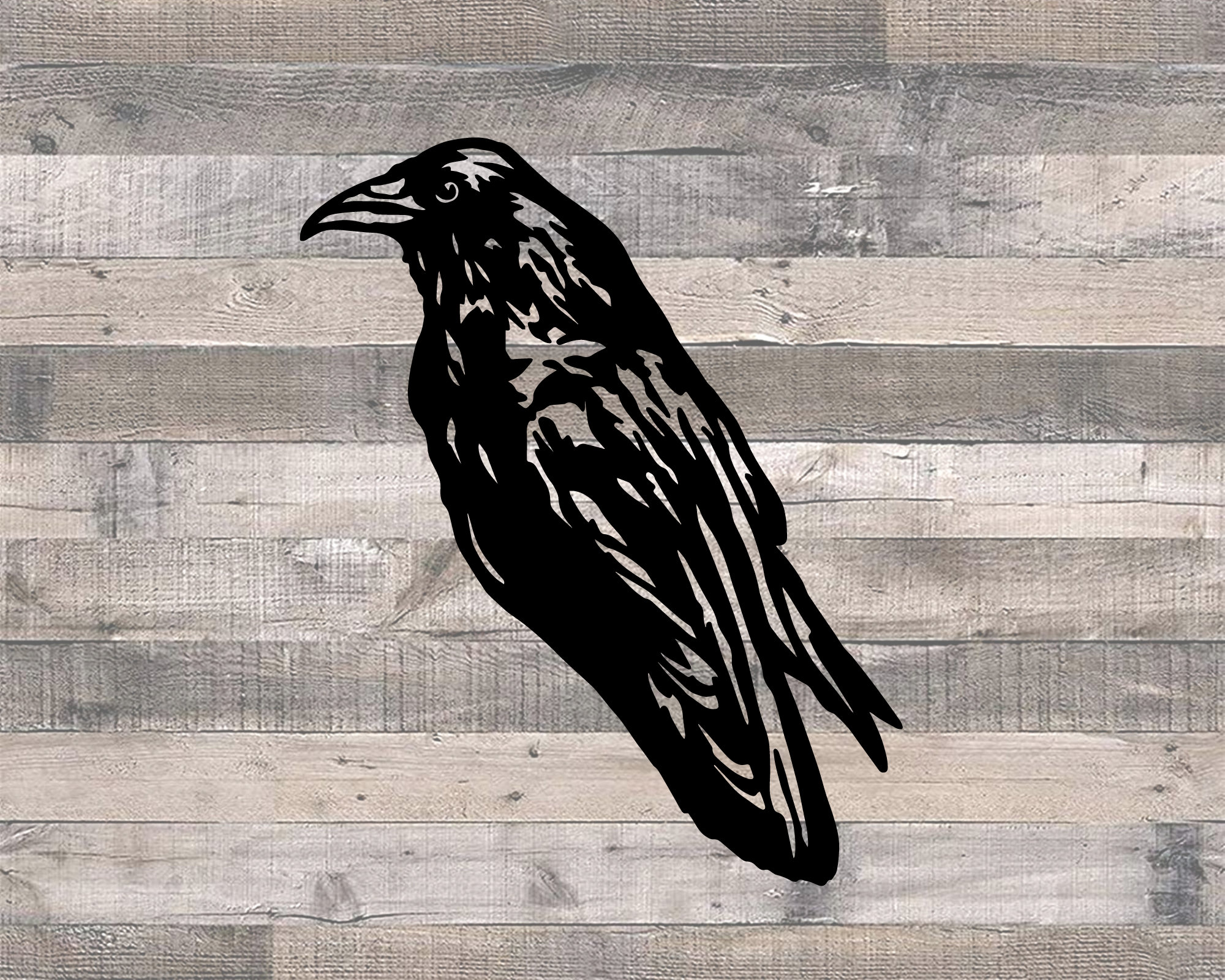 Crow Cut File SVG - Etsy
