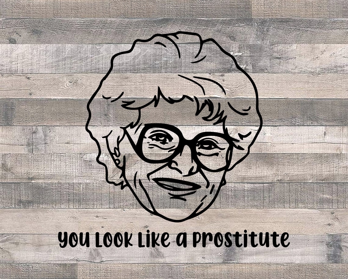 Sophia Golden Girls Cut File SVG - Etsy