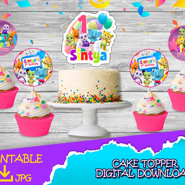 Word Party Cake Topper - Etsy