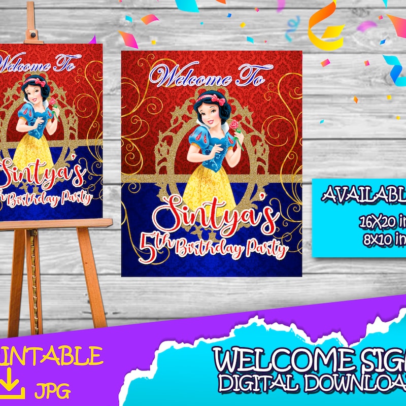 Snow White Birthday - Etsy