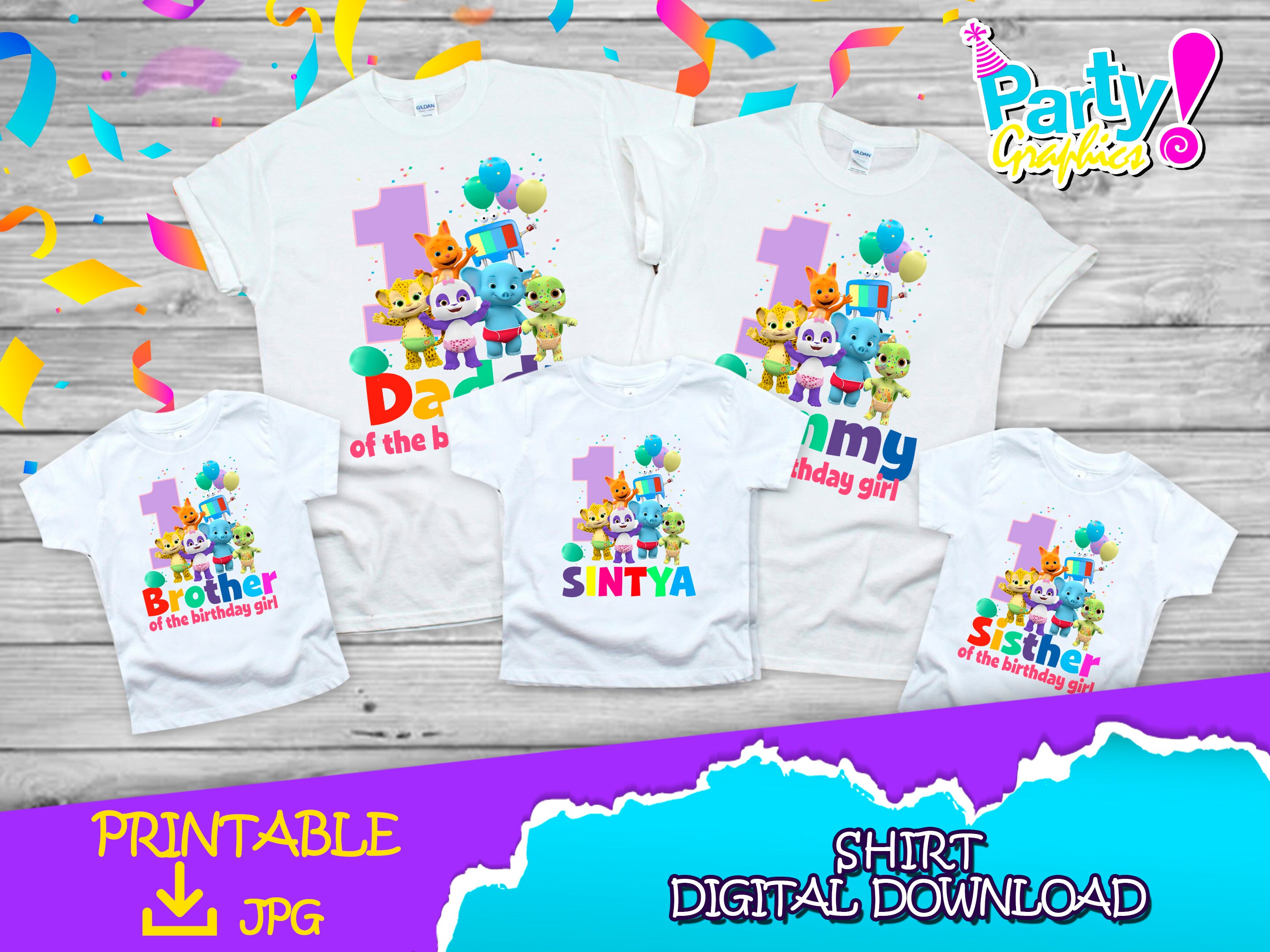 Word Party Shirt Word Party Digital File DIGITAL DOWNLOAD - Etsy