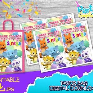 Word Party Birthday Party - Favor Bag Label - DIGITAL DOWNLOAD - Word ...