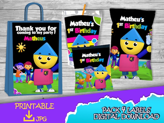 Charlie Colorform City Birthday Pack Chip Bag fruit - Etsy