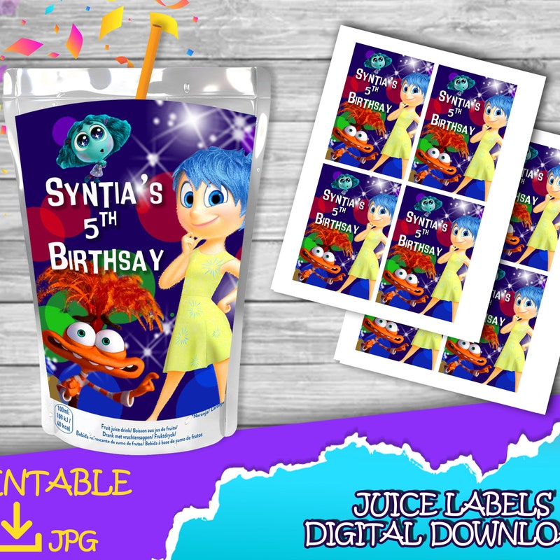 Inside Out Birthday - Etsy