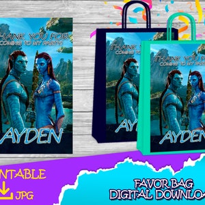 AVATAR Labels Pack - Chip Bag -fruit Snacks-favor Bag- Juice - Labels ...