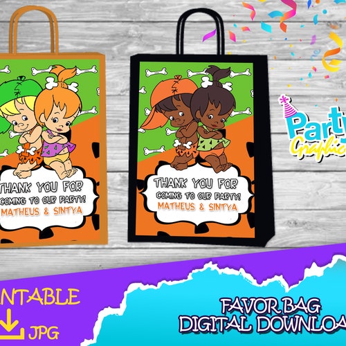 Pebbles and Bam Bam Birthday Pack Chip Bag fruit - Etsy