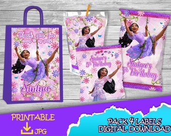 Isabella Alphabet PNG Isabela Birthday Banner Isabella - Etsy