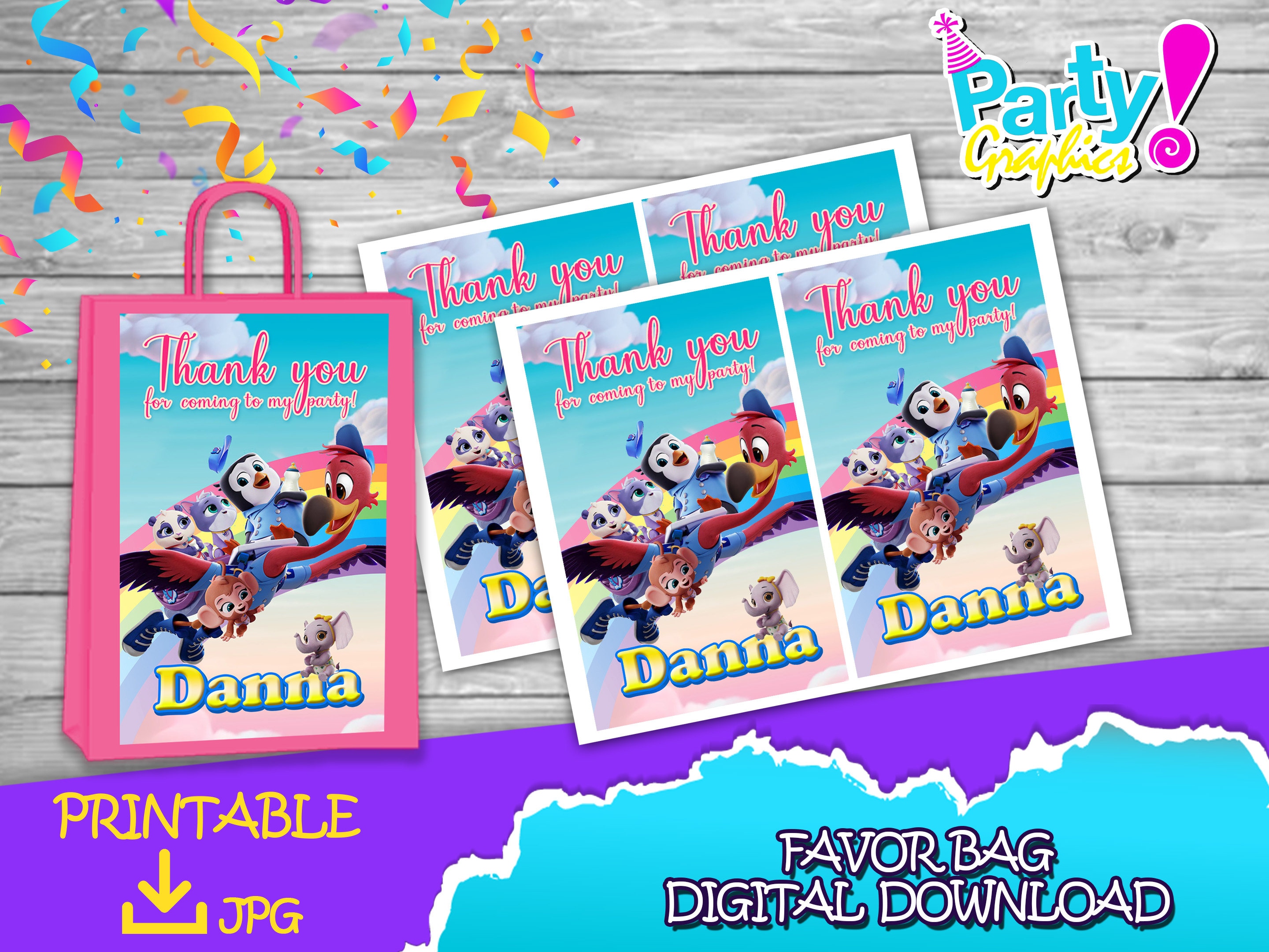 Tots Birthday Pack Chip Bag fruit Snacks-favor Bag Juice - Etsy