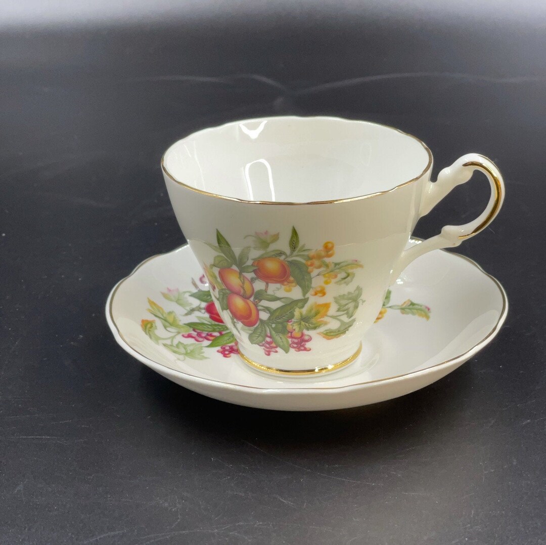 Mayflower China Fine Bone China Teacup and Saucer - Etsy