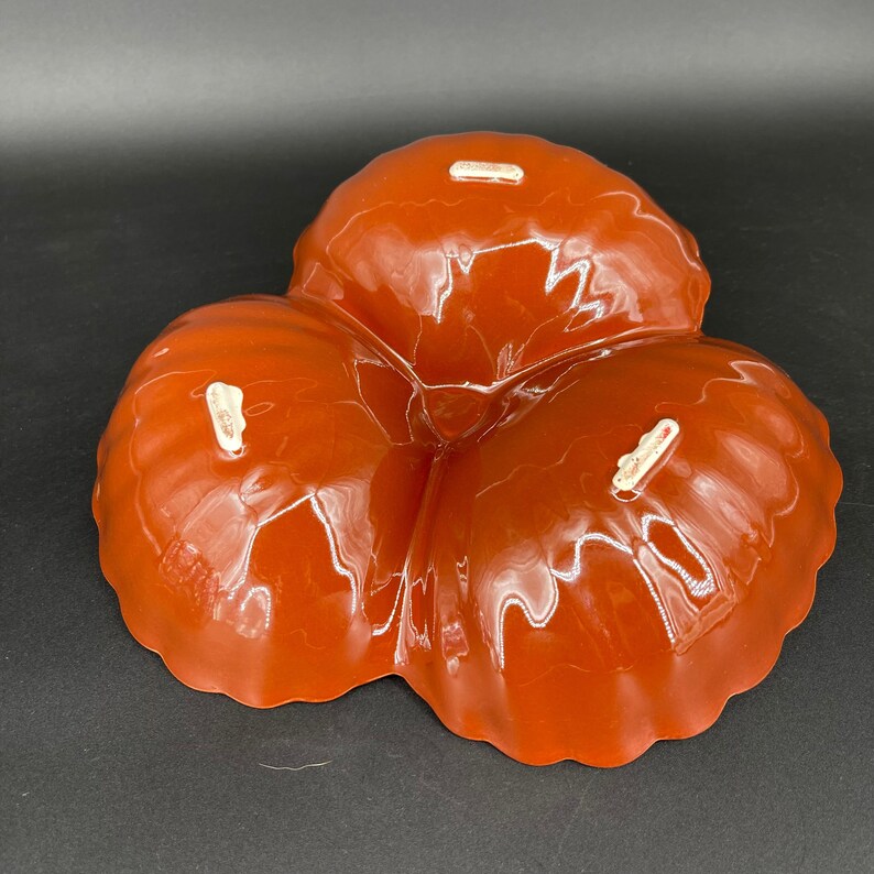 Vintage 1960's Ceramic Pottery Clamshell Candy Fruit & - Etsy