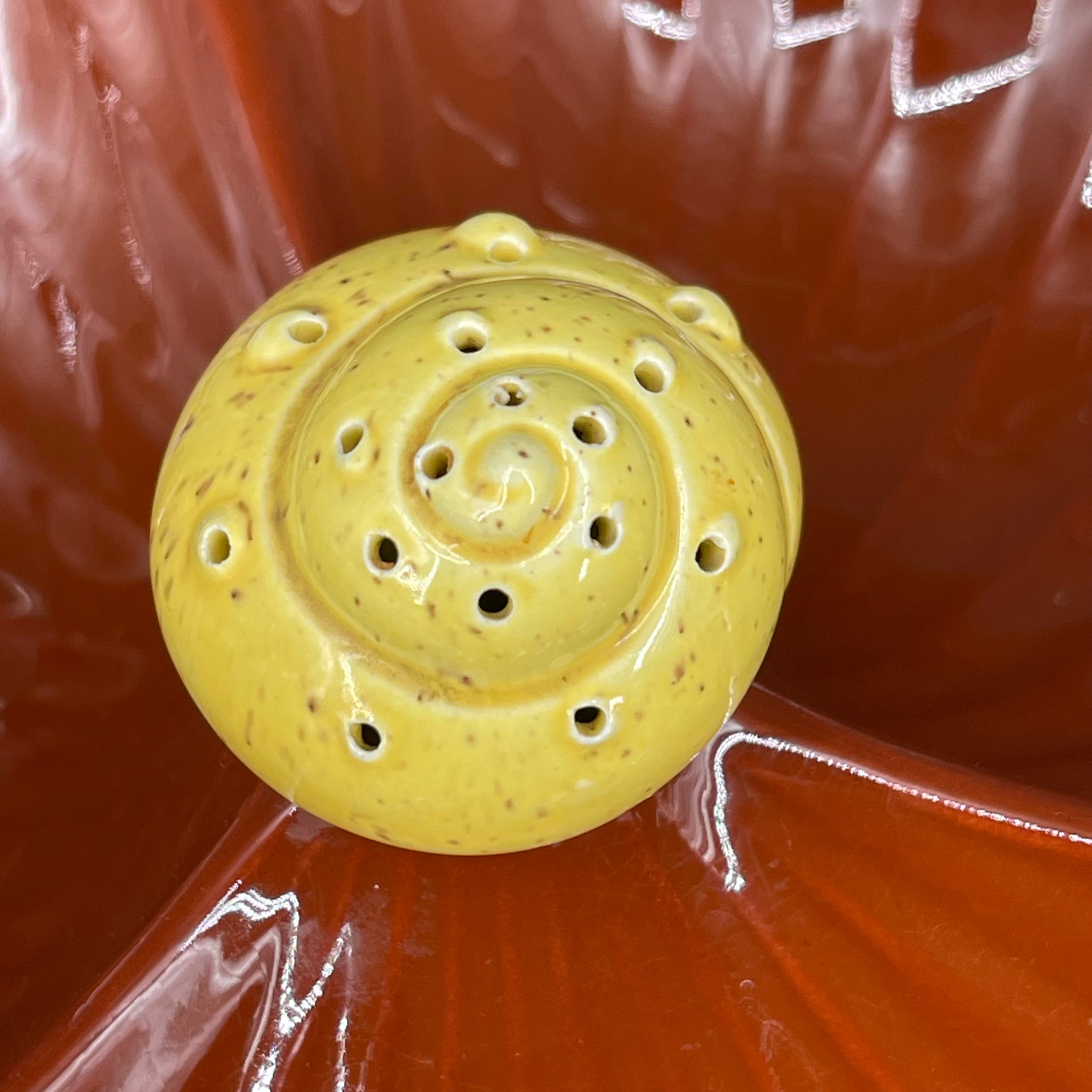 Vintage 1960's Ceramic Pottery Clamshell Candy Fruit & - Etsy