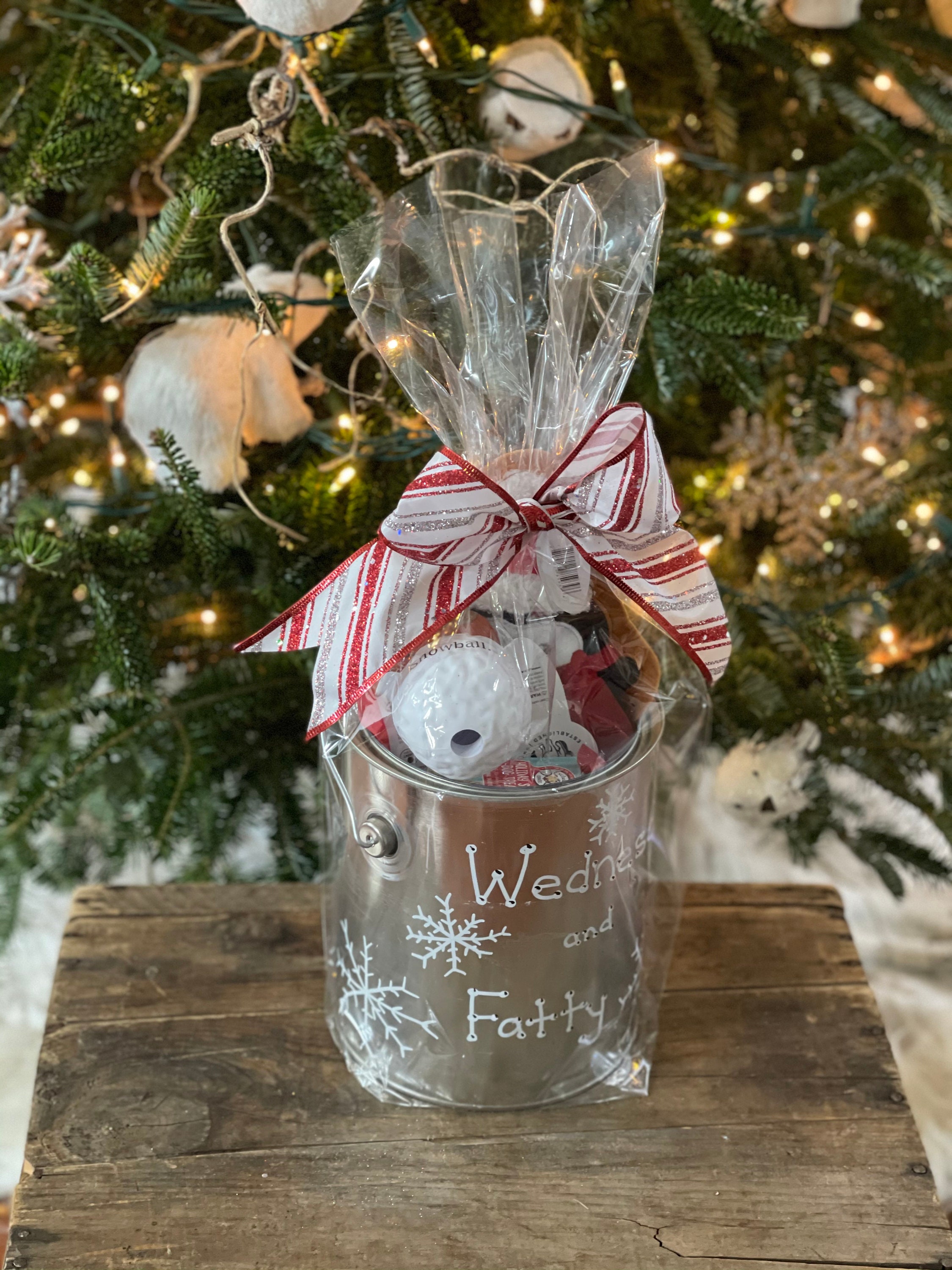 Dog Christmas Gift Basket, Personalized Puppy Holiday Presents With ...