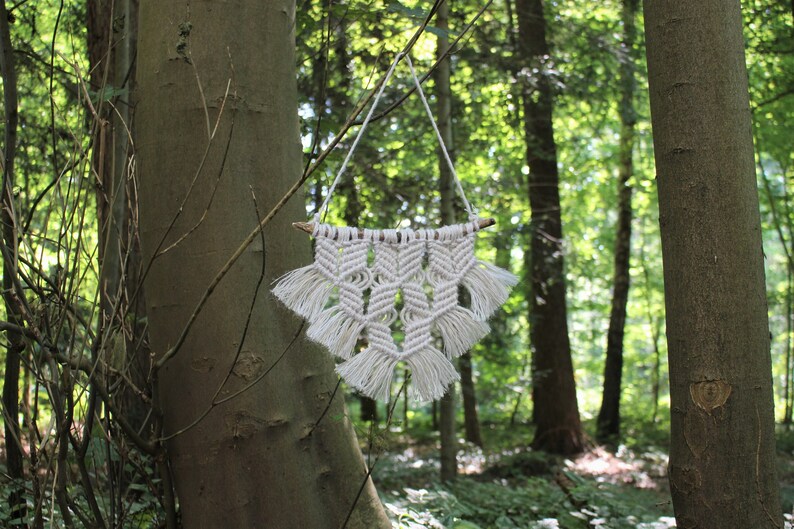 Wandbehang Makramee „Trondheim“ für draußen | Outdoor Makramee aus ...