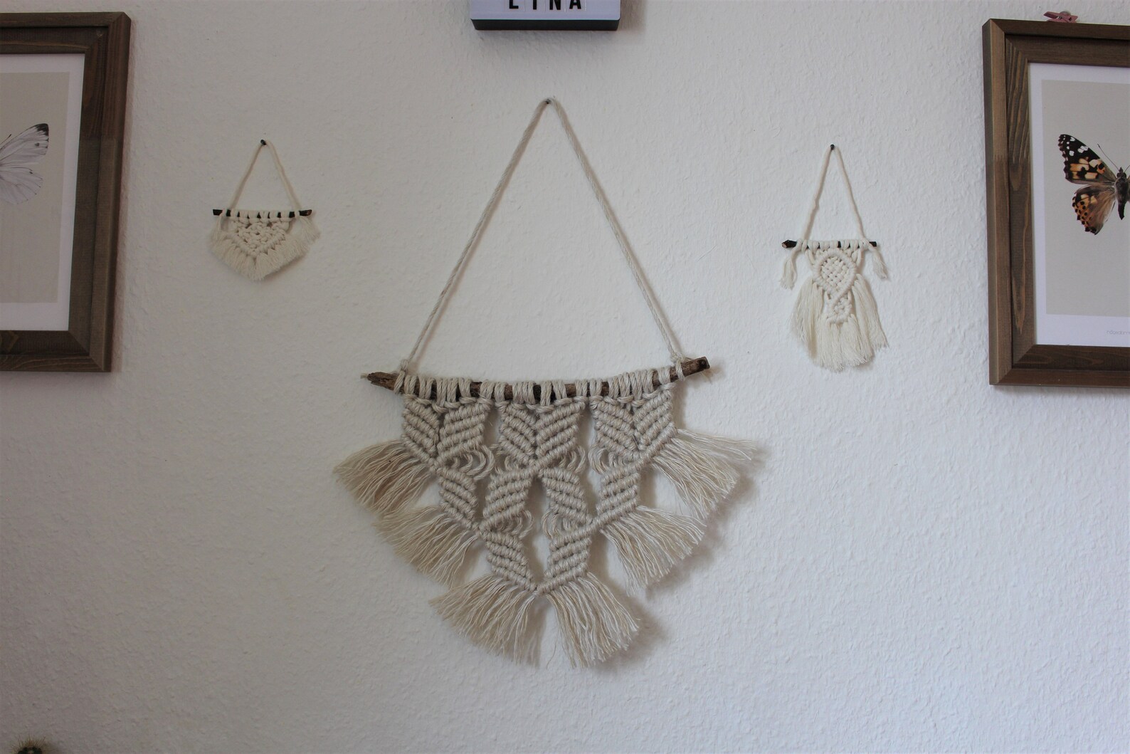 Wandbehang Makramee „Trondheim“ für draußen | Outdoor Makramee aus ...