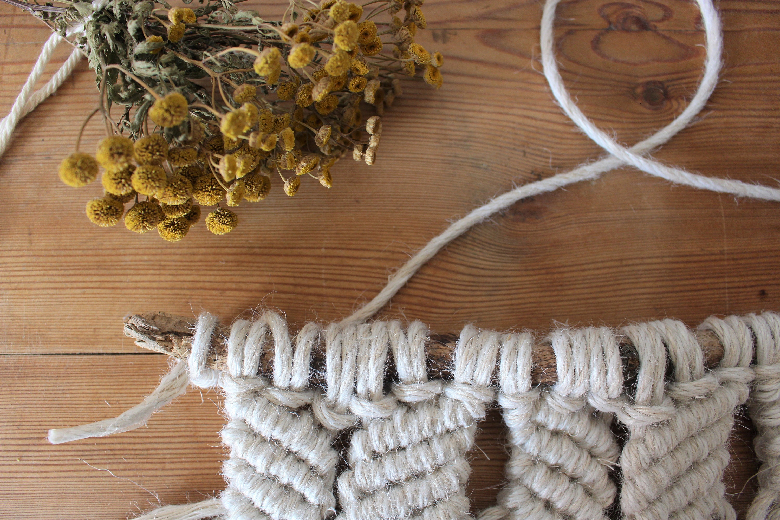 Wandbehang Makramee „Trondheim“ für draußen | Outdoor Makramee aus ...